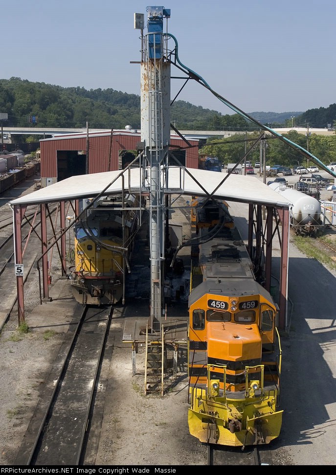 BPRR 459 in the engine terminal